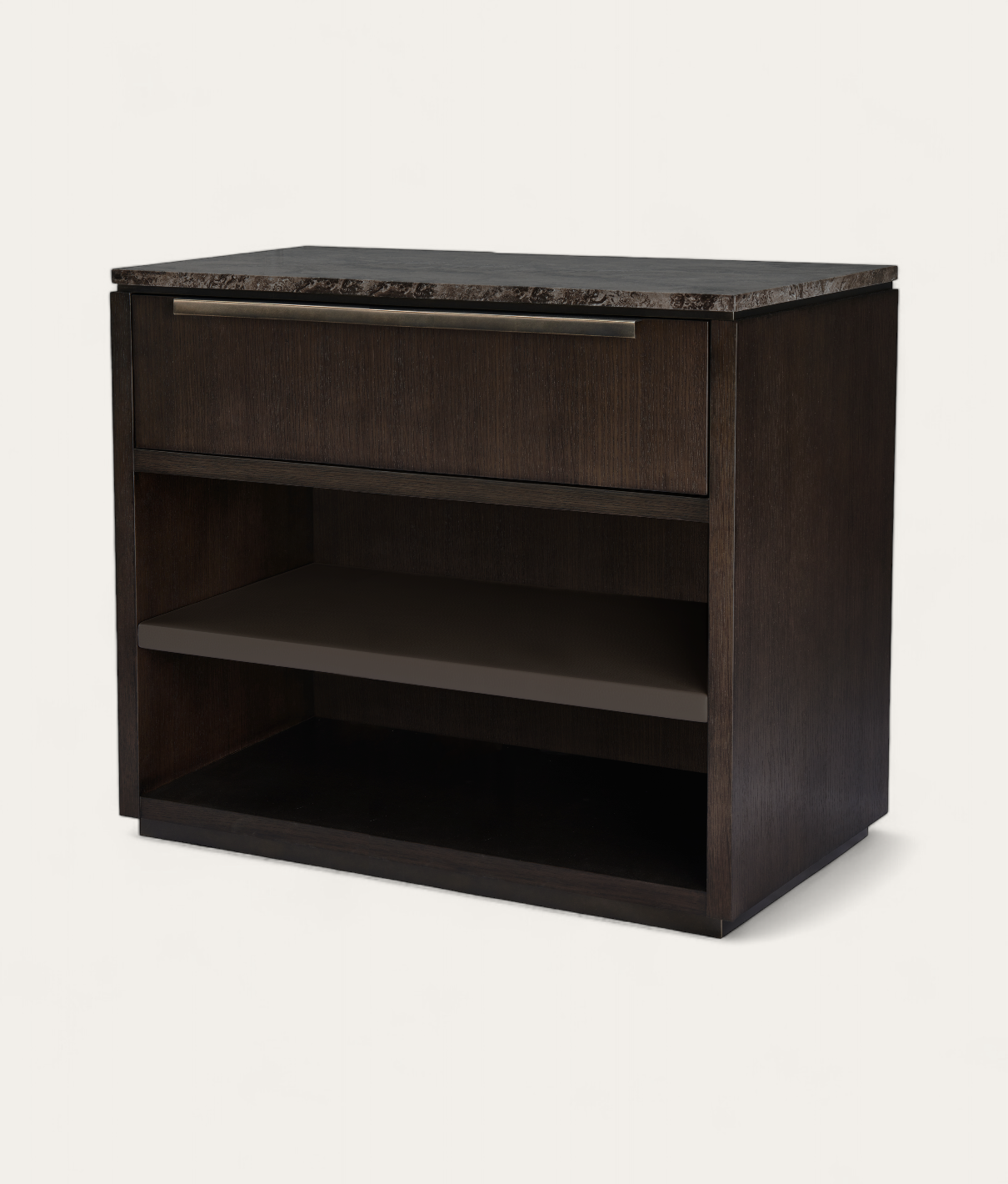 Ash Bedside Table - Dark – Laura Hammett Living