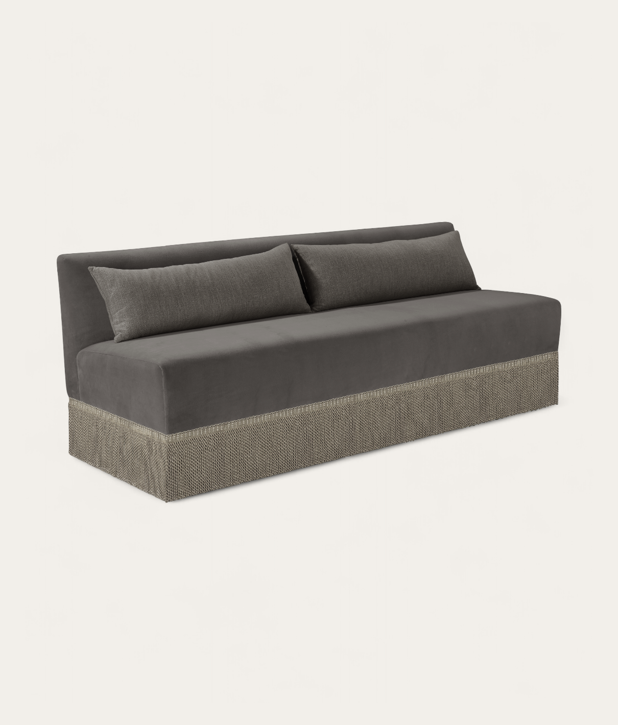 Belcourt Bench - Smoke – Laura Hammett Living