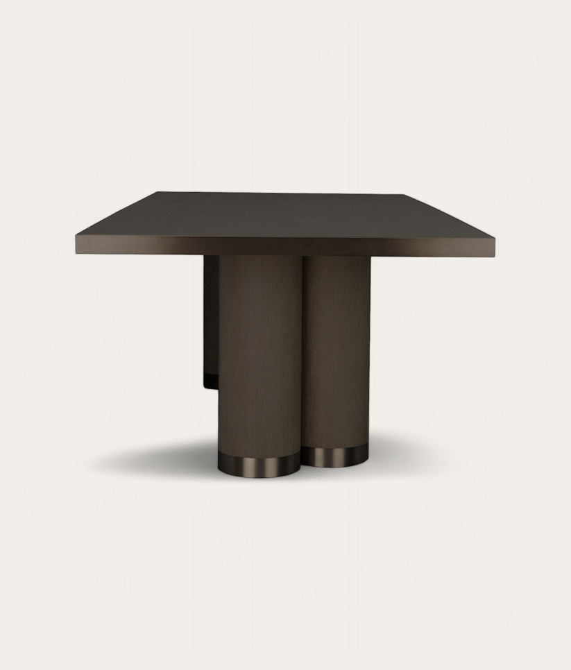 Carter Dining Table - Dark – Laura Hammett Living