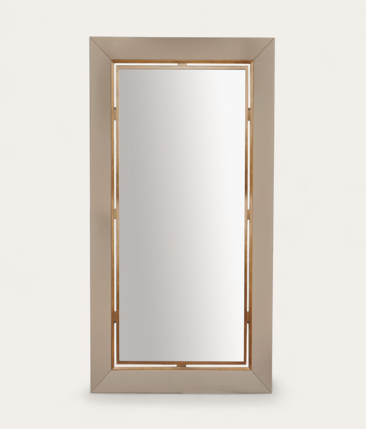 Crossley Mirror - Taupe – Laura Hammett Living