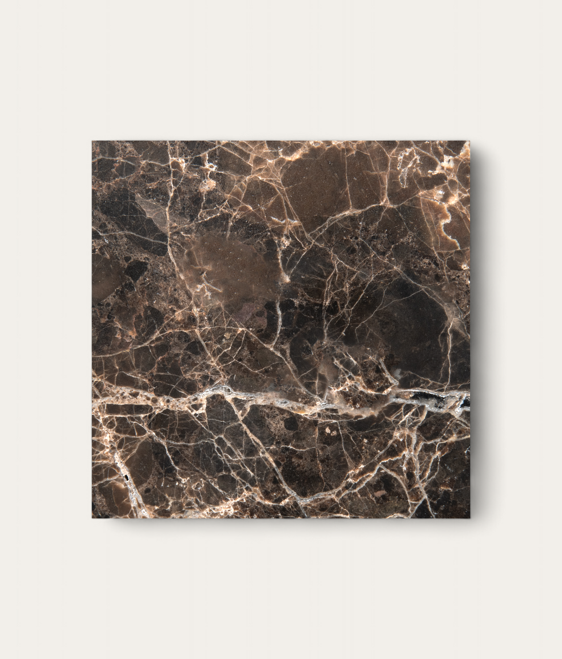 Denton Side Table - Emperador Marble Sample – Laura Hammett Living