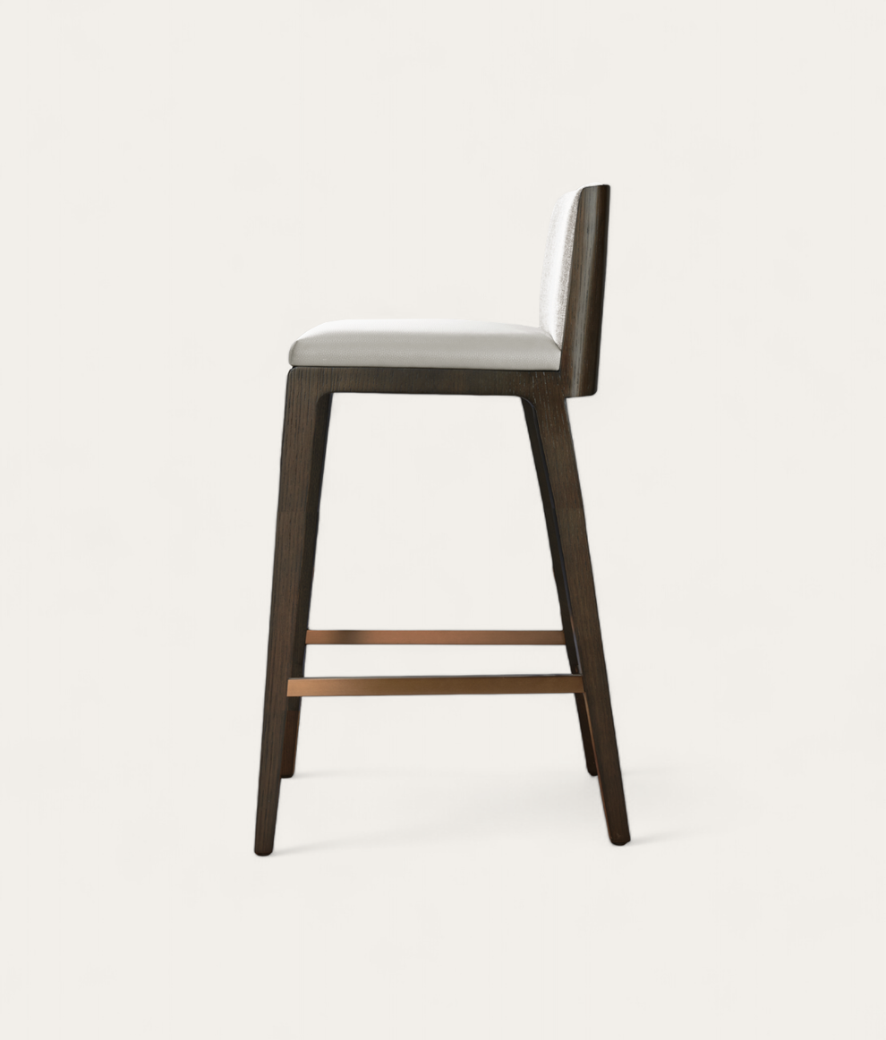 Flint Bar Stool - Dove – Laura Hammett Living