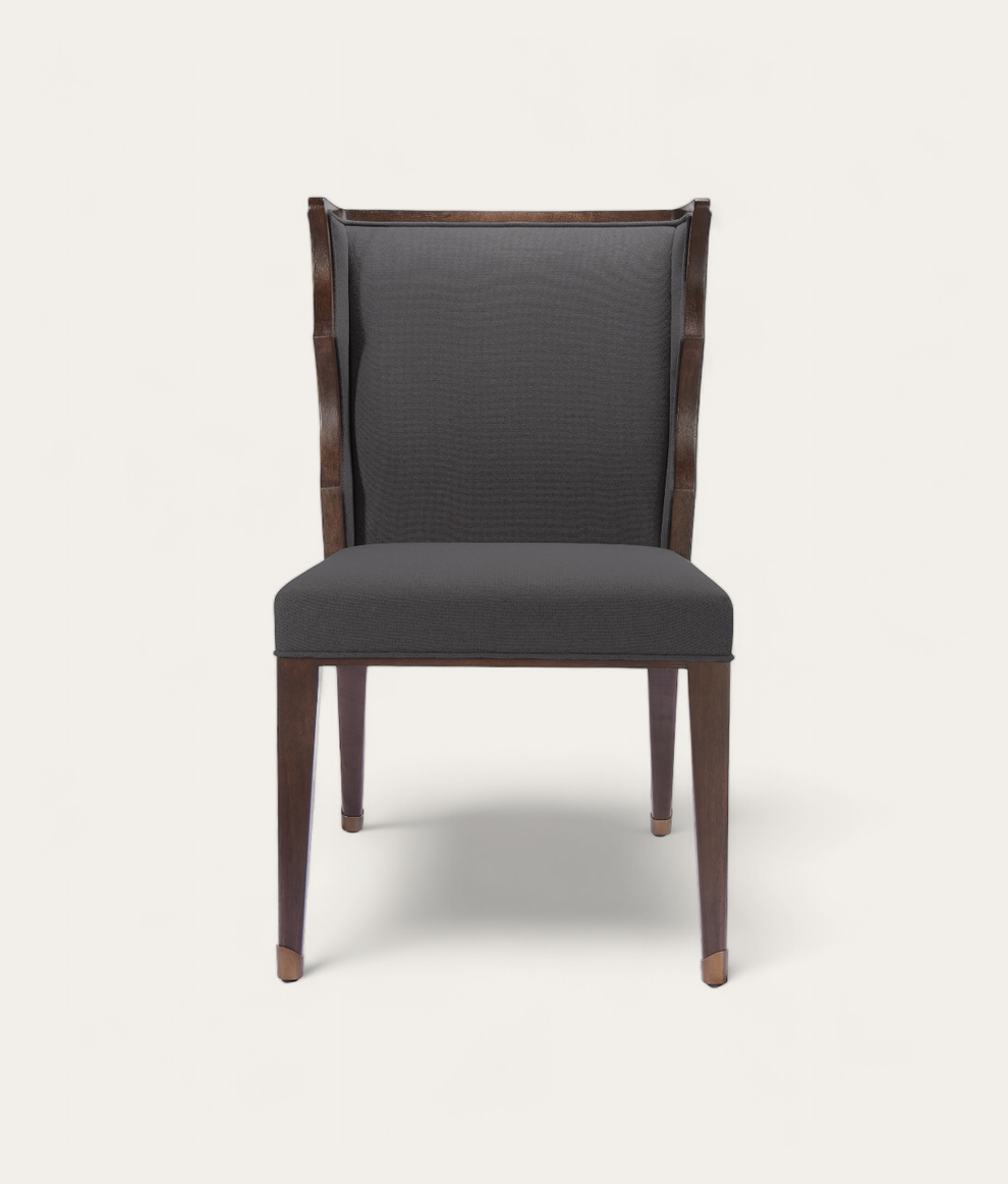 Halston Dining Chair - Slate – Laura Hammett Living
