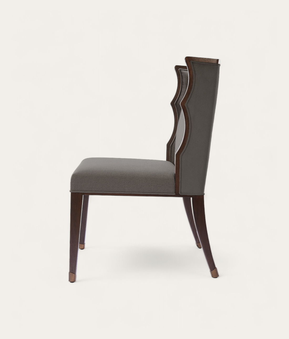 Halston Dining Chair - Smoke – Laura Hammett Living