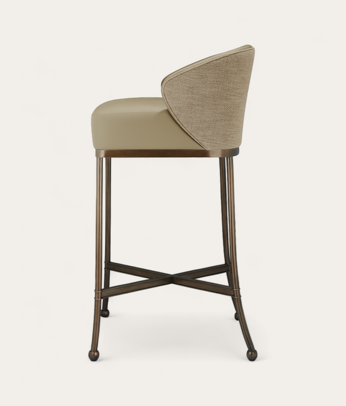 Hyde Bar Stool - Stone – Laura Hammett Living