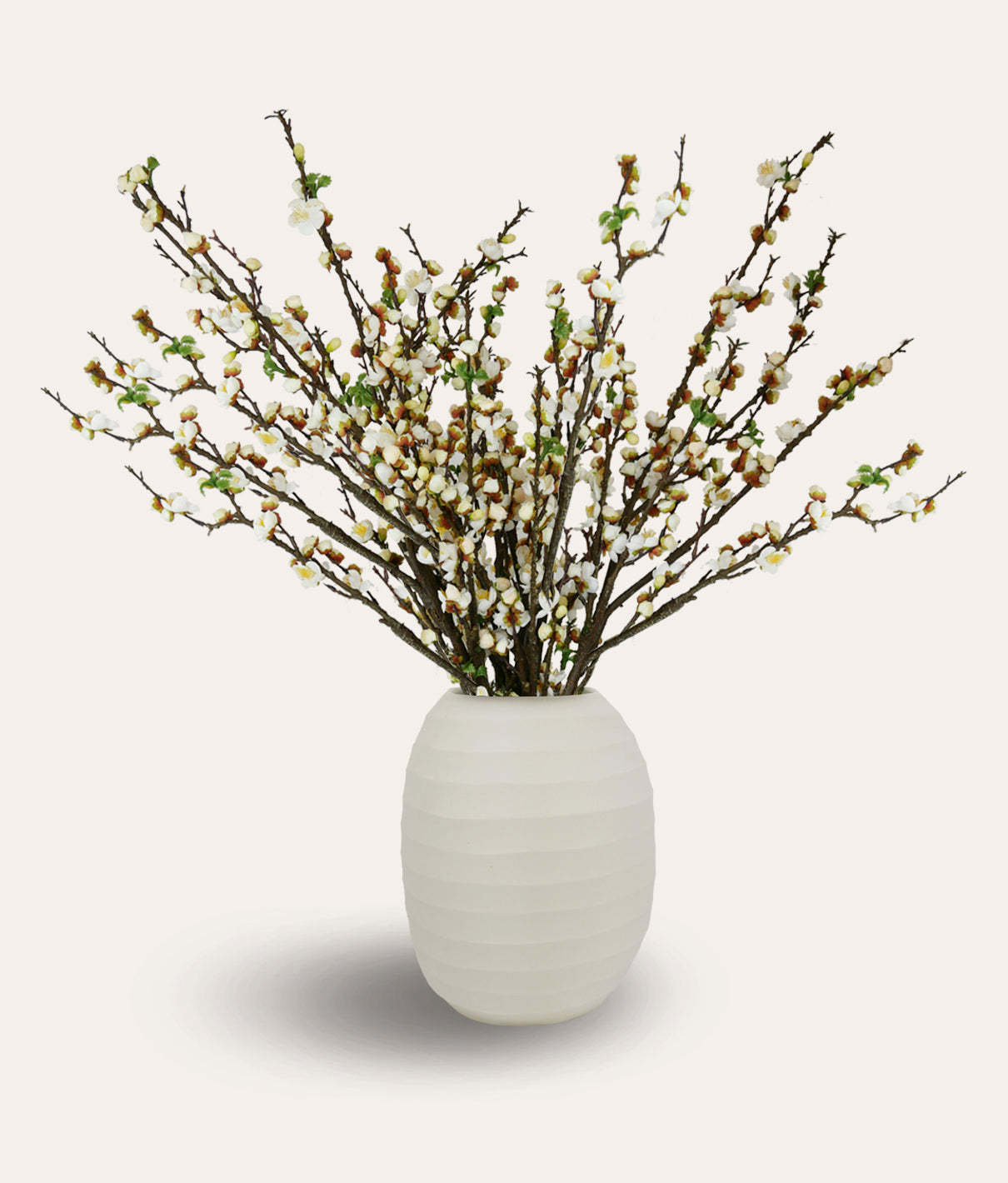 White Peach Blossom Spray - Large – Laura Hammett Living