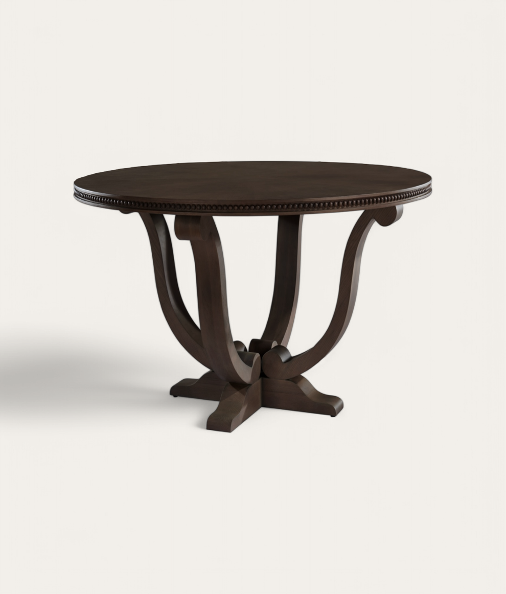Leighton Hall Table - Dark Oak – Laura Hammett Living