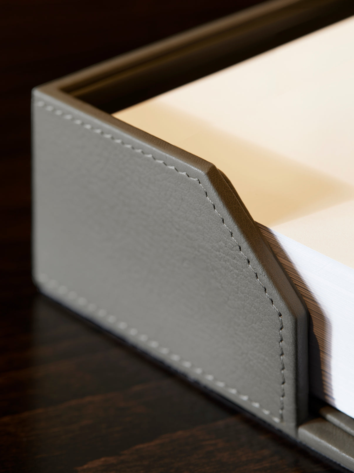 Adler Leather Memo Pad - Designer Home Office Accessories – Laura ...