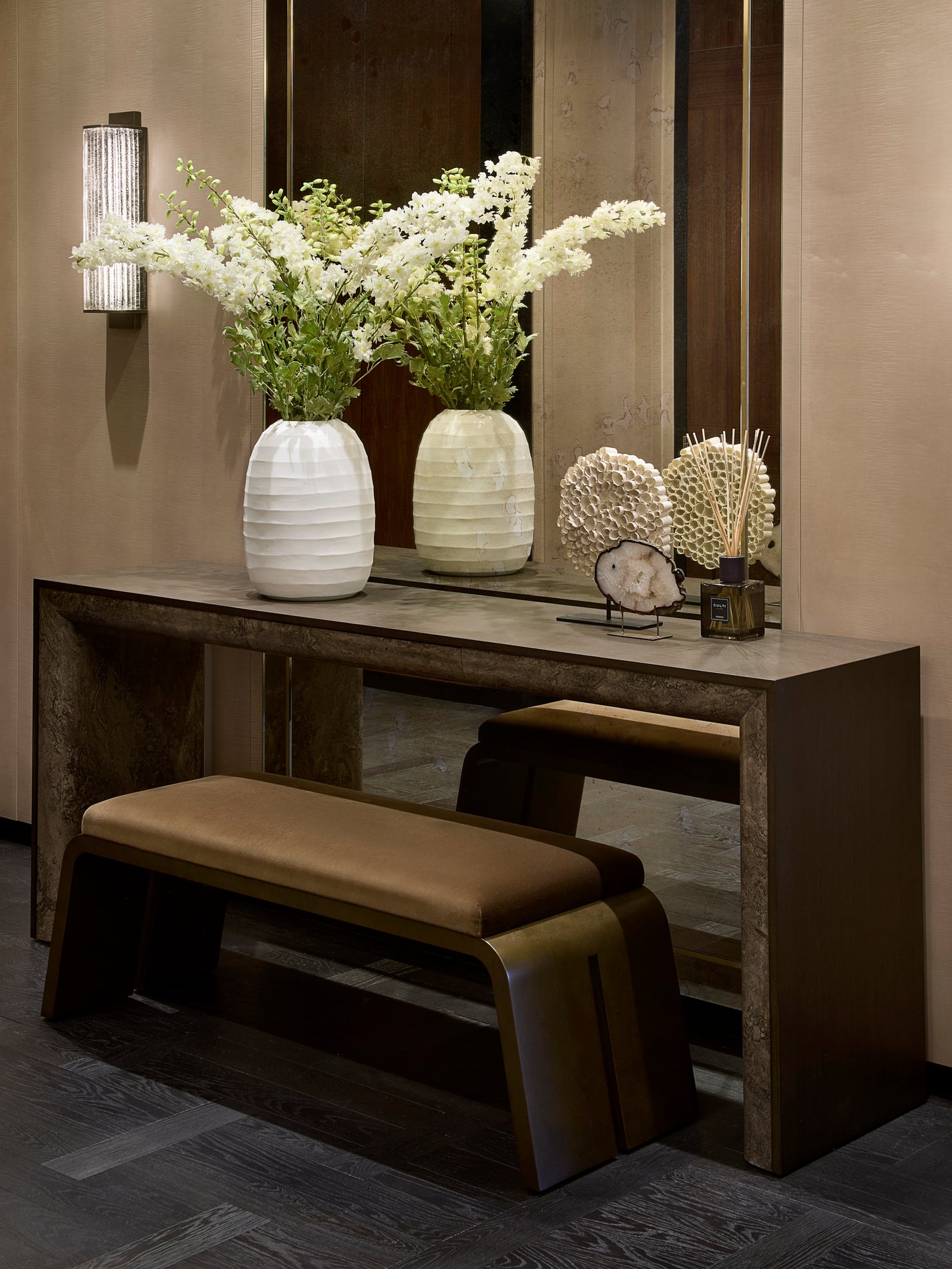 Luca Console Table - Dark – Laura Hammett Living