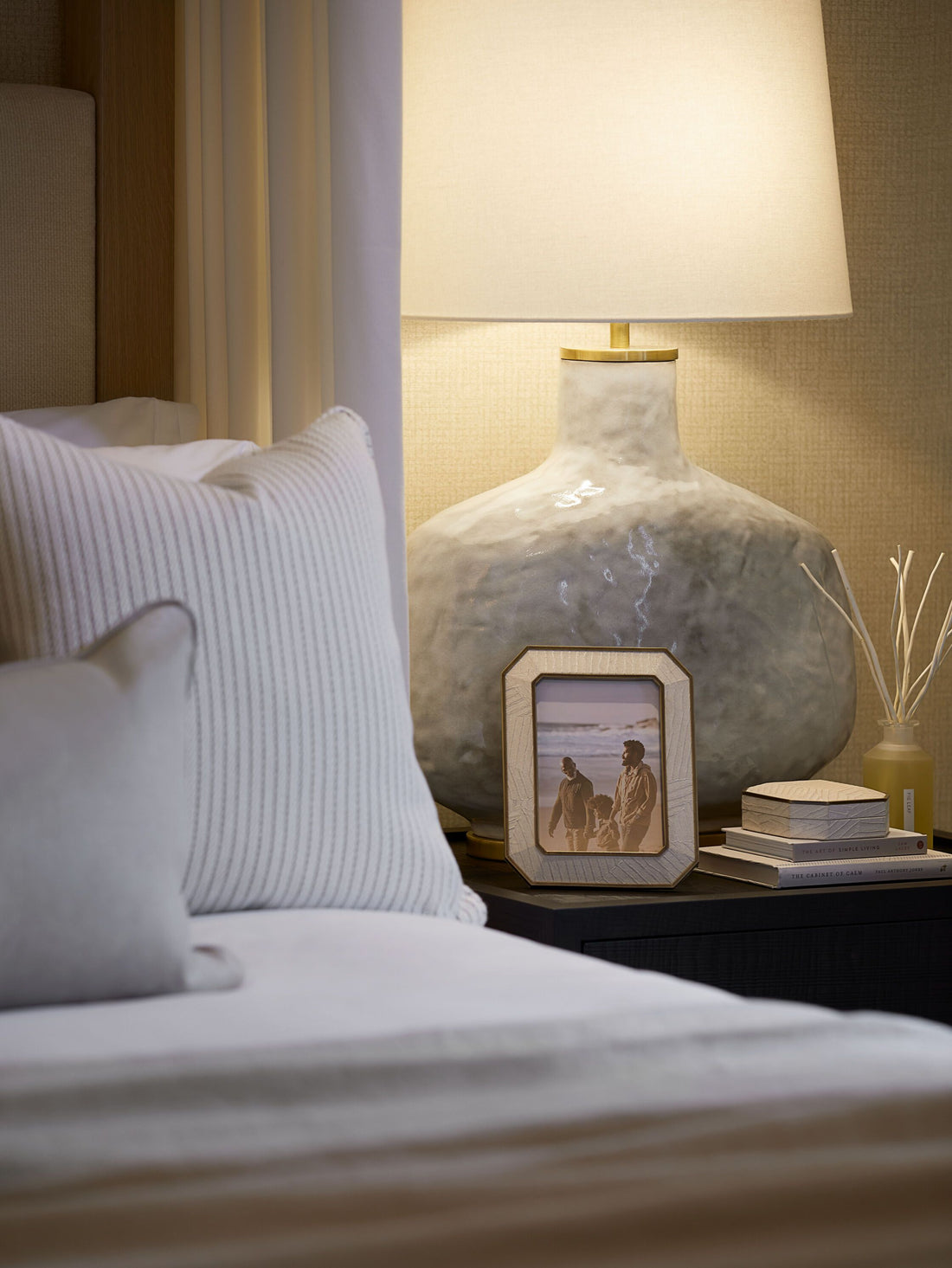 Elemental Luxury Photo Frame, Medium - Ivory - Laura Hammett Luxury ...