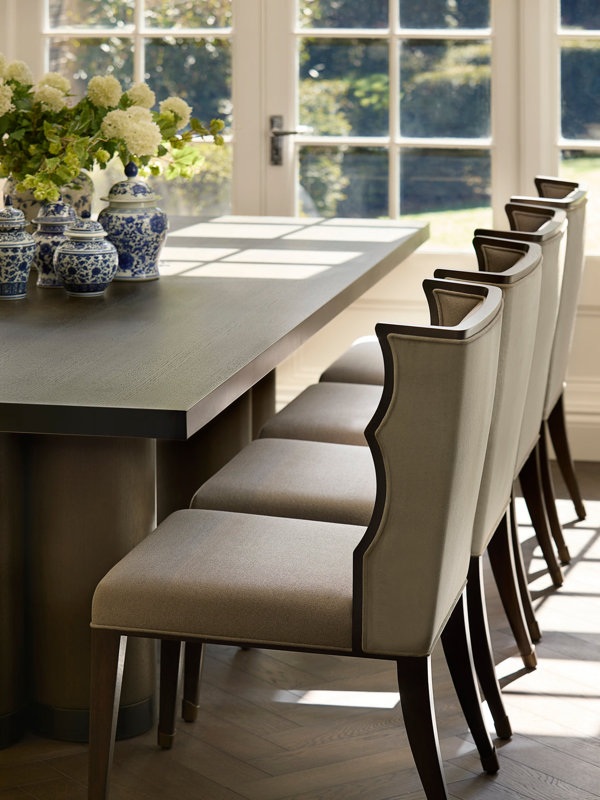 Halston Dining Chair - Linen – Laura Hammett Living