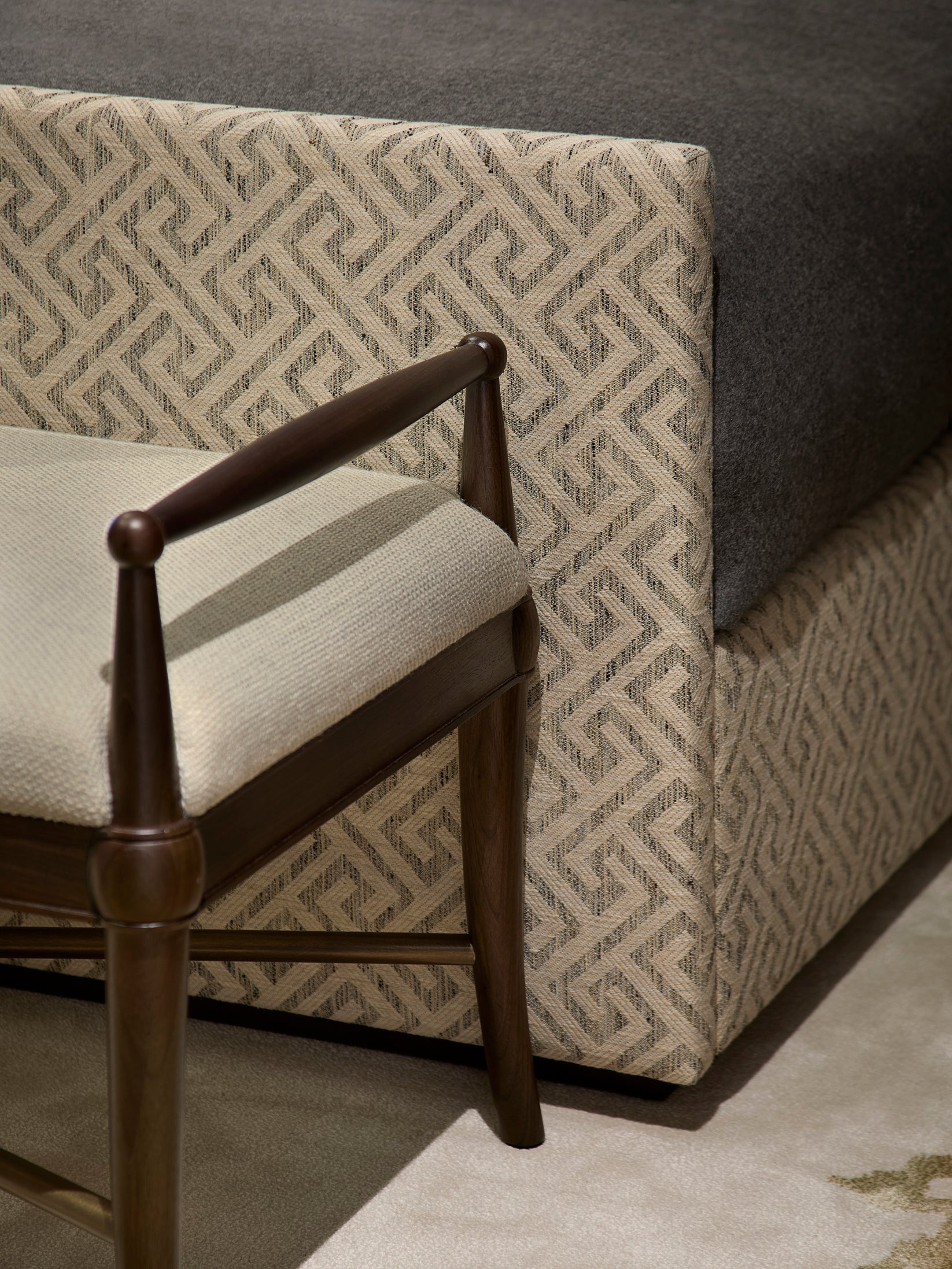 Vincent Stool - Flax – Laura Hammett Living