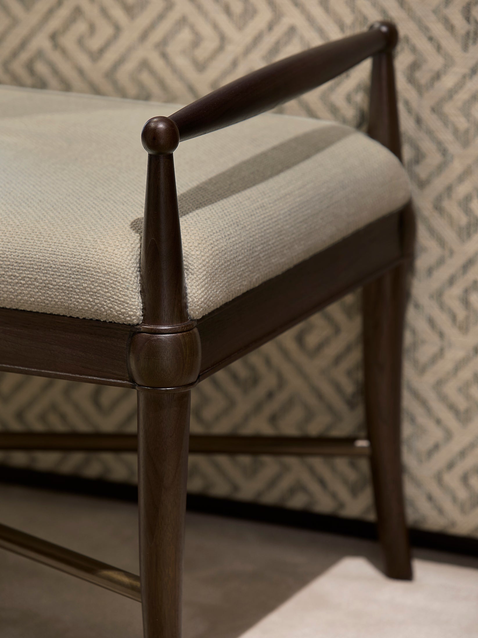 Vincent Stool - Flax – Laura Hammett Living