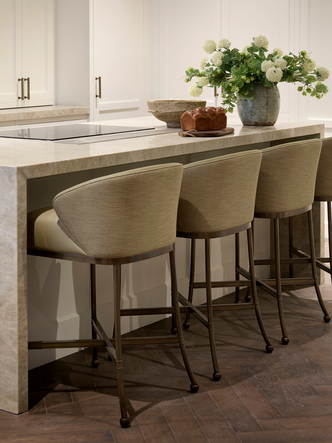 Hyde Bar Stool - Stone – Laura Hammett Living