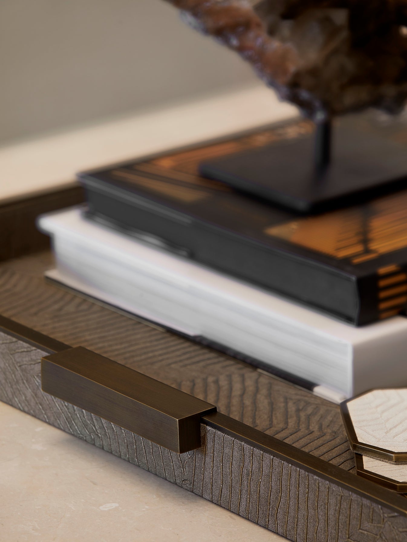 Elemental Square Tray - Bronze – Laura Hammett Living