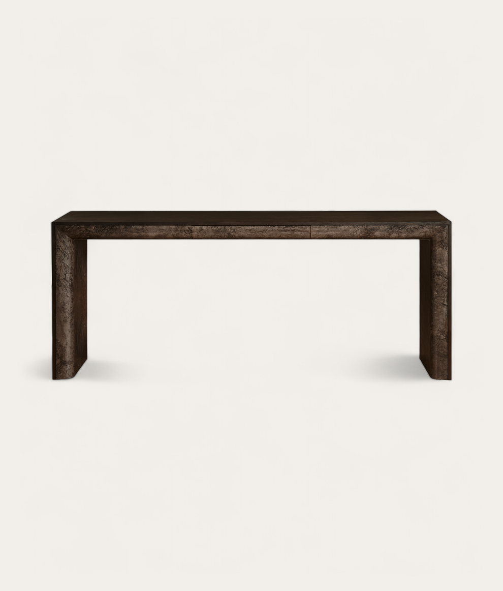 Luca Console Table - Dark – Laura Hammett Living
