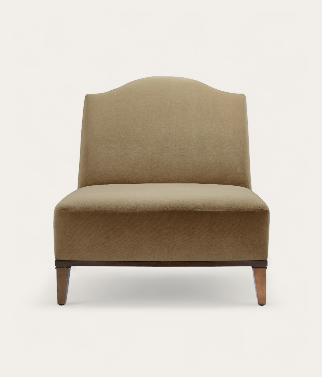 Laura Hammett Living - Milton Luxury Slipper Chair in Oak