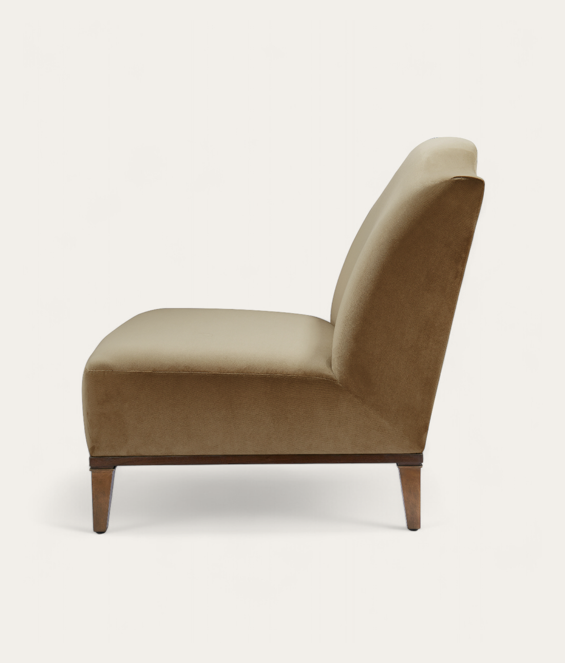 Laura Hammett Living - Milton Luxury Slipper Chair in Oak