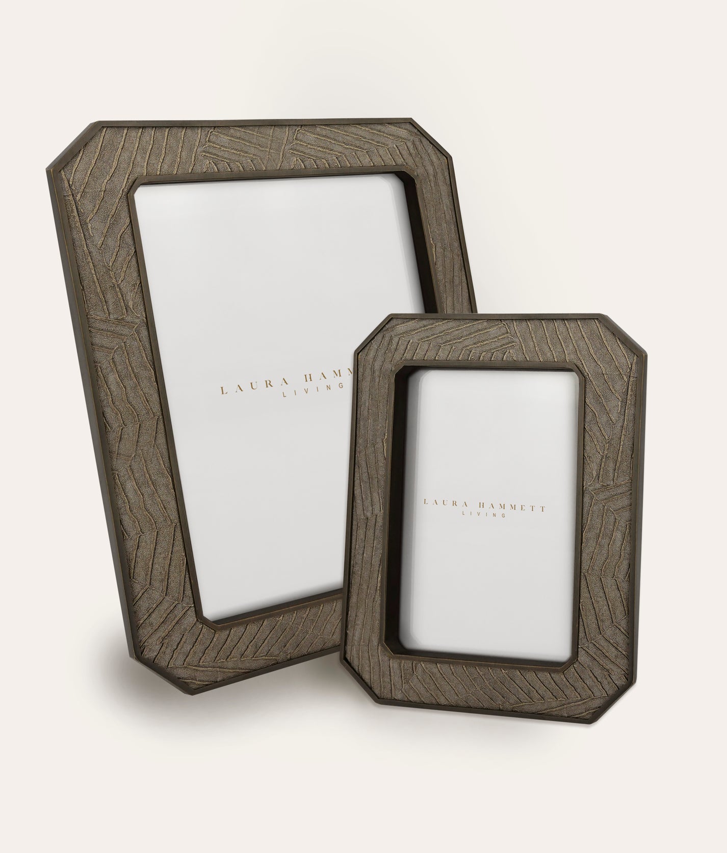 Elemental Luxury Photo Frame, Large - Bronze - Laura Hammett Luxury ...