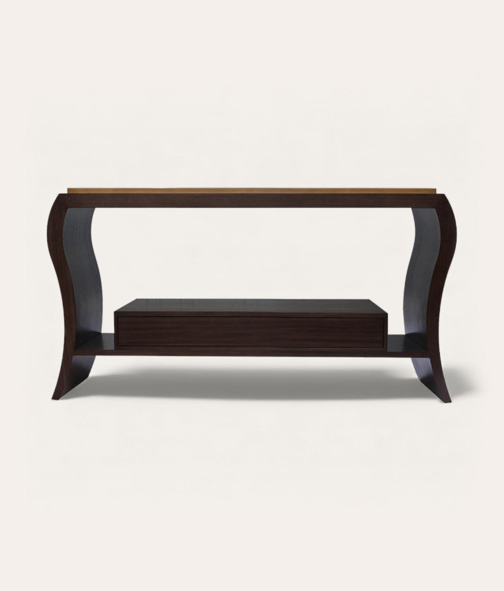 Ronson Console Table - Dark – Laura Hammett Living