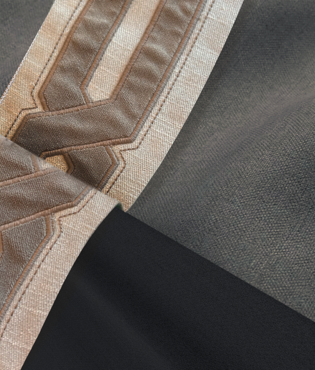 Dalton Ottoman - Slate – Laura Hammett Living