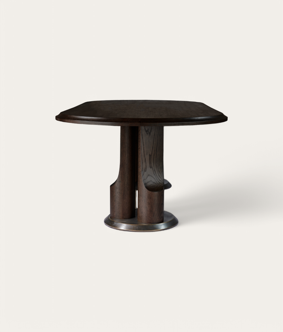 Vigo Dining Table - Dark Oak – Laura Hammett Living