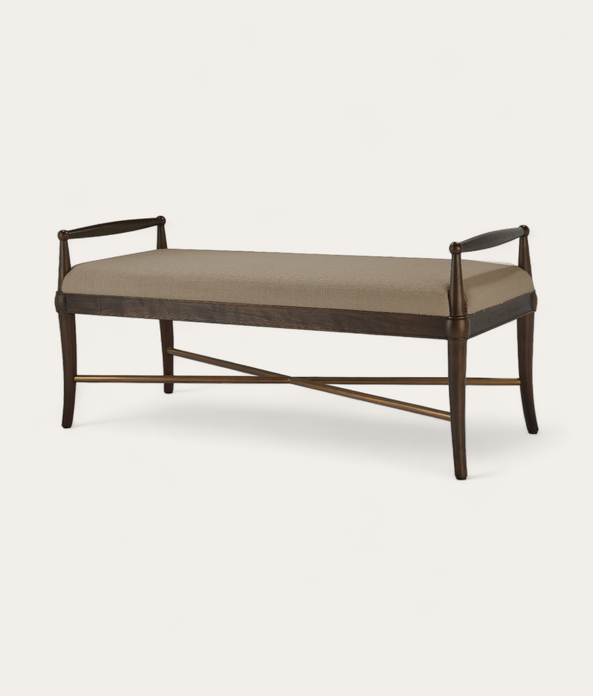 Vincent Stool - Flax – Laura Hammett Living