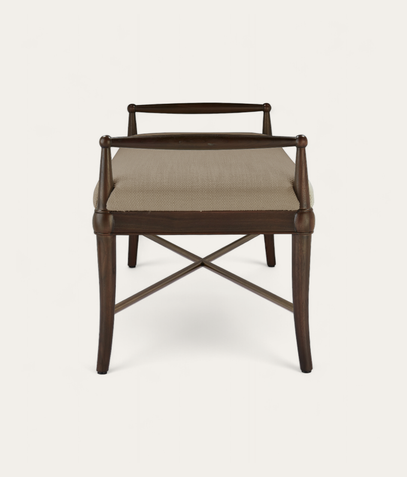 Vincent Stool - Flax – Laura Hammett Living